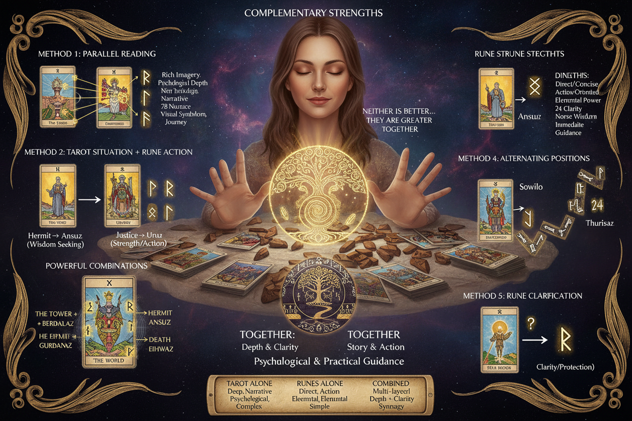 Rune + Tarot: Combined Readings | Syncretic Divination Power – Nicole's ...