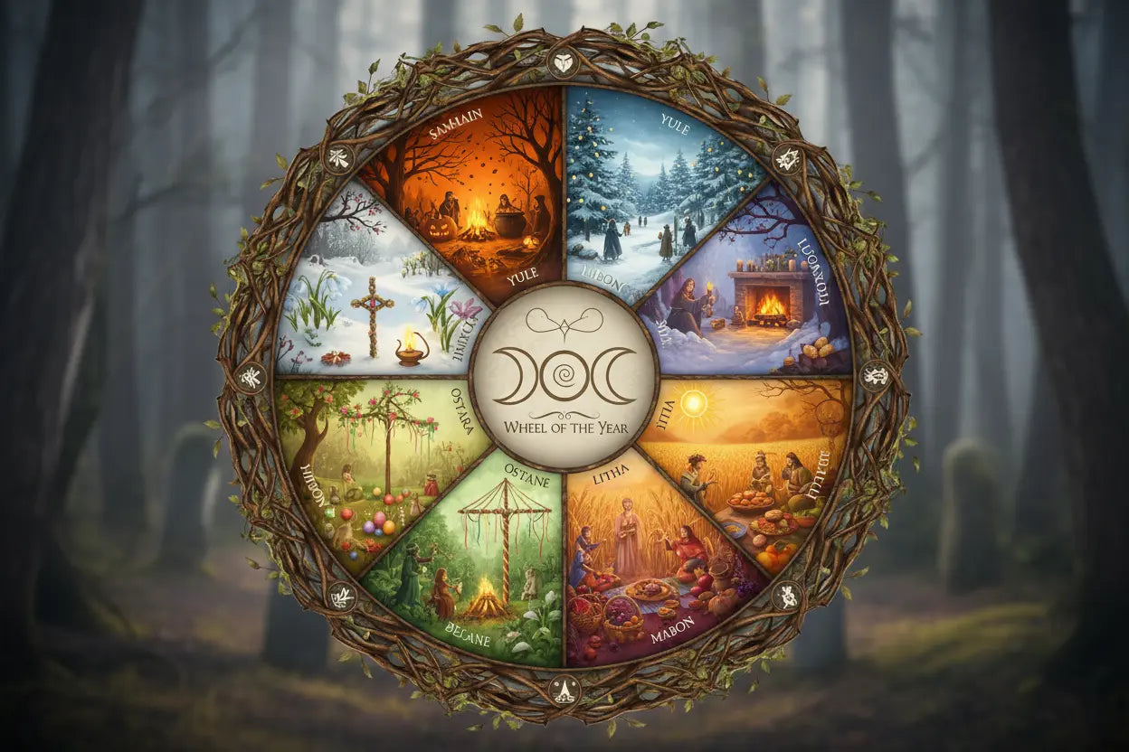 Sabbats: Complete Guide to the 8 Pagan Holidays & Wheel of the Year ...