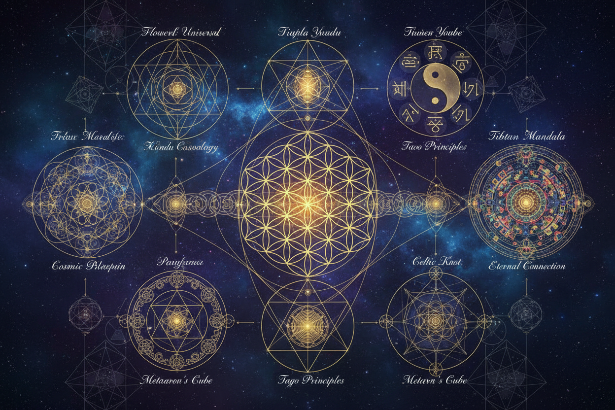 Symbolic Geometry: Mandalas, Flower of Life, Bagua, Shared Patterns ...