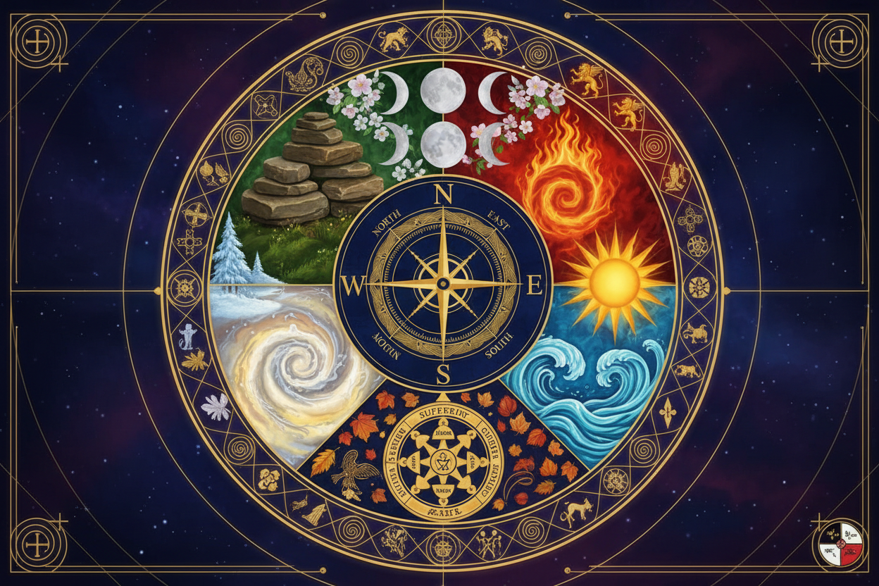 The Number Four: Four Directions, Four Elements, Four Seasons | Sacred ...