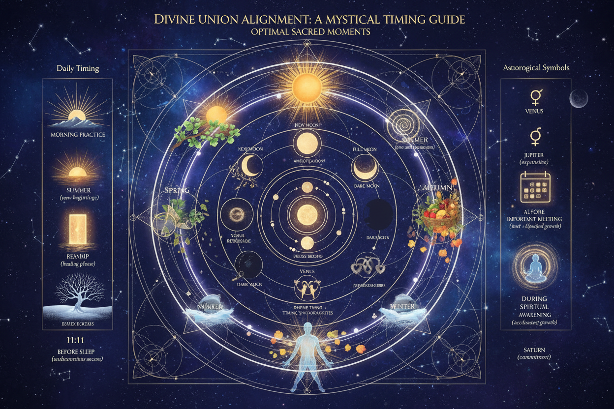 When to Use Divine Union Alignment (Sacred Timing) | Moon Phases ...