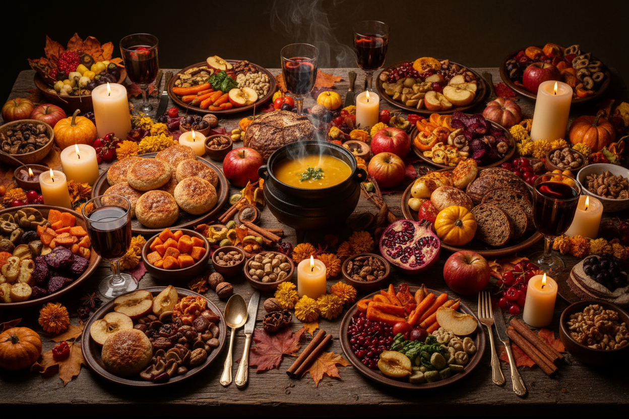 Samhain Food & Recipes: Traditional Witch's New Year Feast | Soul Cakes ...