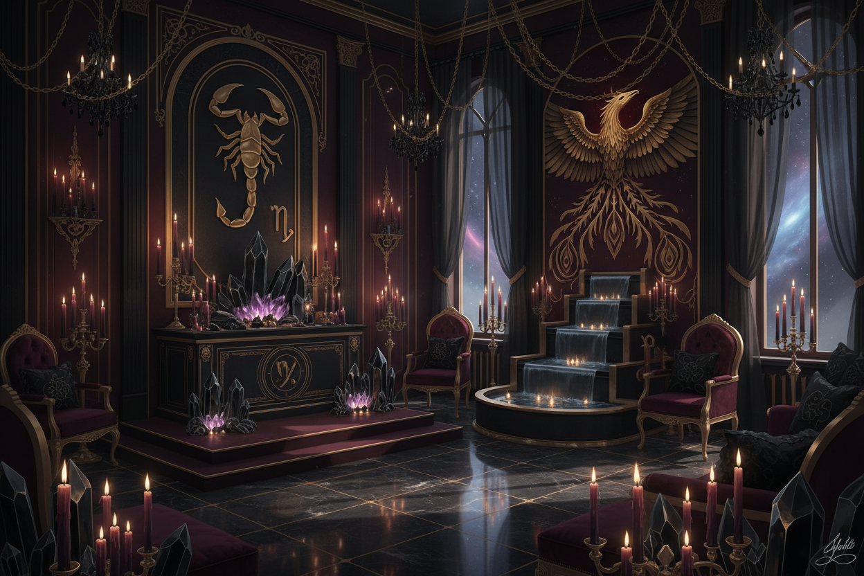 SCORPIO Home & Space: Creating Your Sacred Sanctuary | Zodiac Decor – Nicole's ritual universe