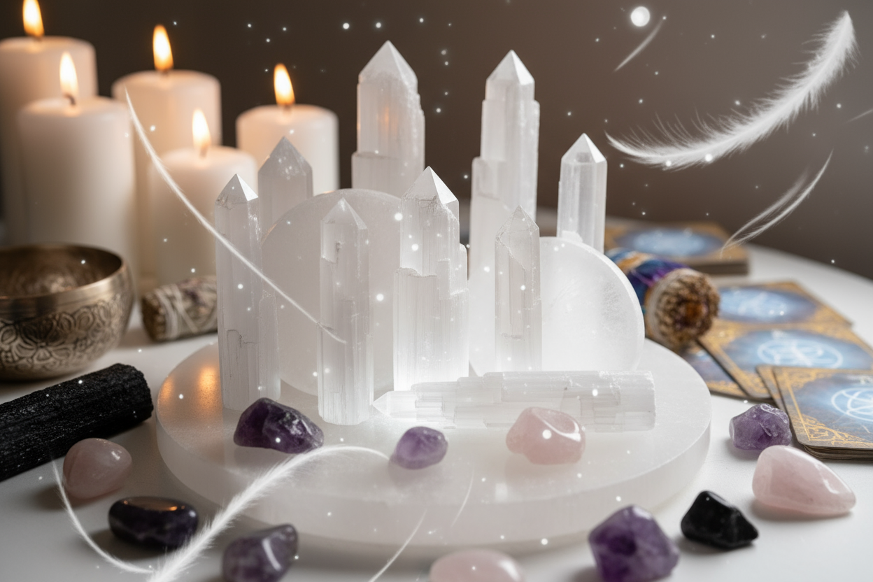 Selenite Cleansing: Complete Guide to Crystal Cleansing & Space ...