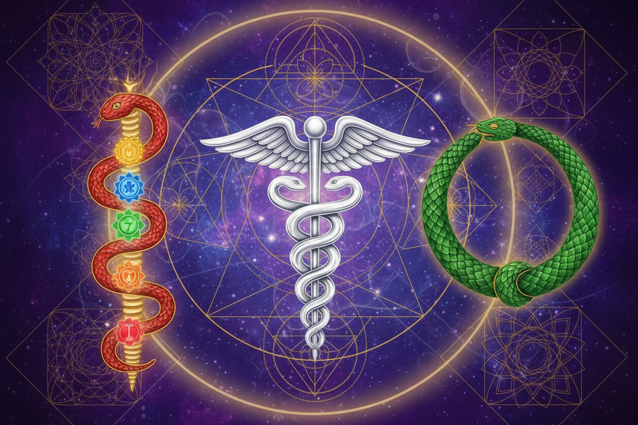 Kundalini vs Caduceus vs Ouroboros: Serpent Power Across Cultures ...