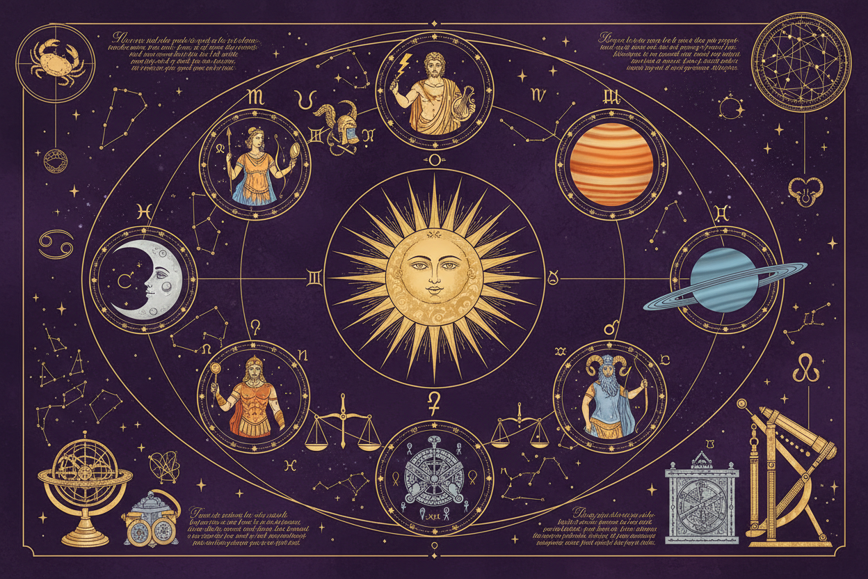 Planetary Rulerships Seven Classical Planets History – Nicole's ritual ...