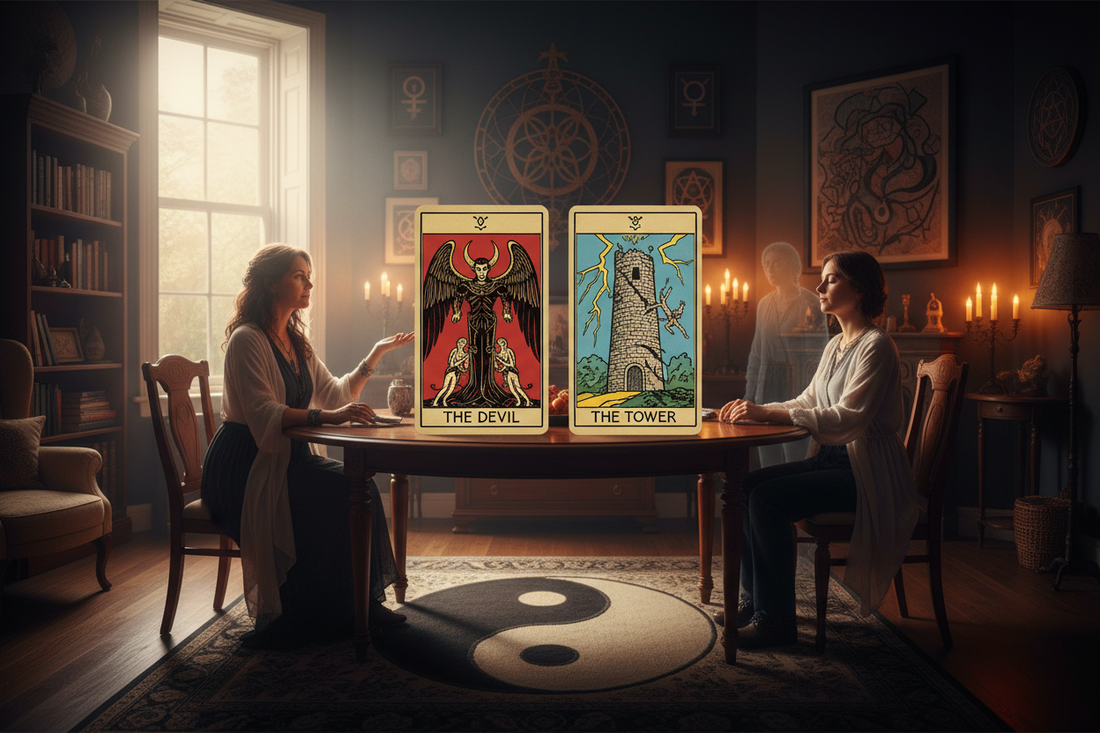Shadow Work with Tarot: Integrating the Devil & Tower | Jungian Depth ...