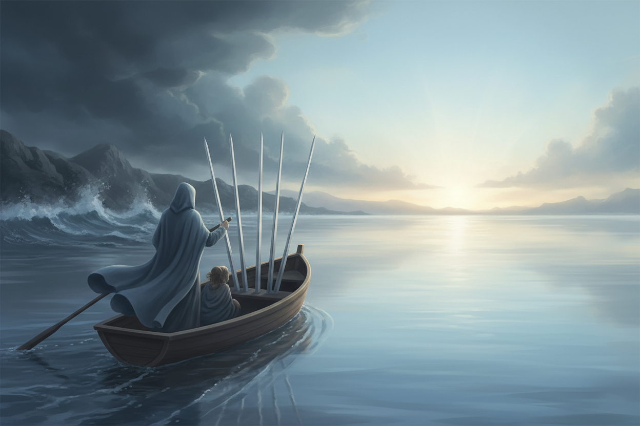 Six of Swords Tarot Card: Complete Guide to Meaning & Symbolism ...