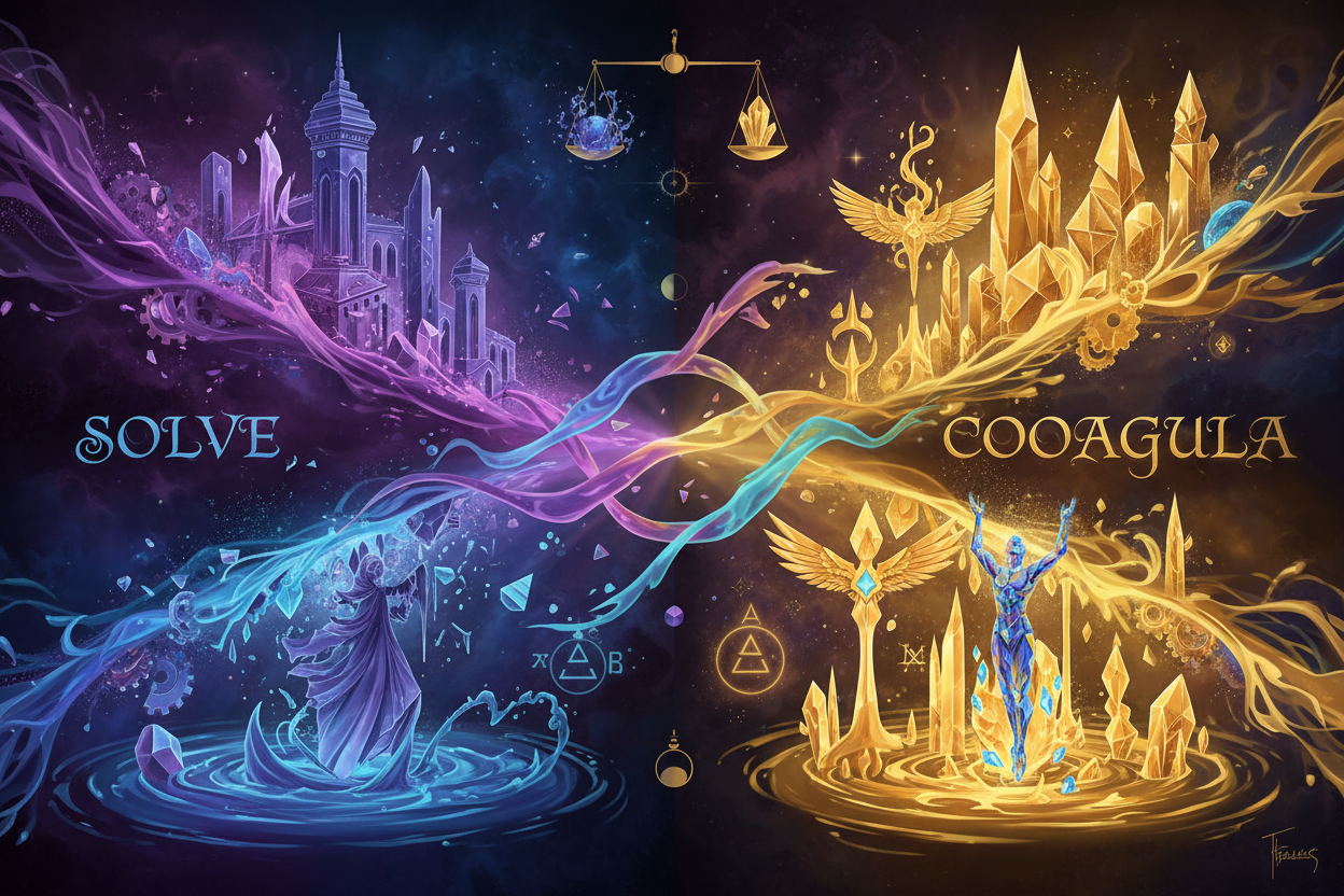 Solve et Coagula: The Art of Breaking Down & Rebuilding Your Life – Nicole's ritual universe