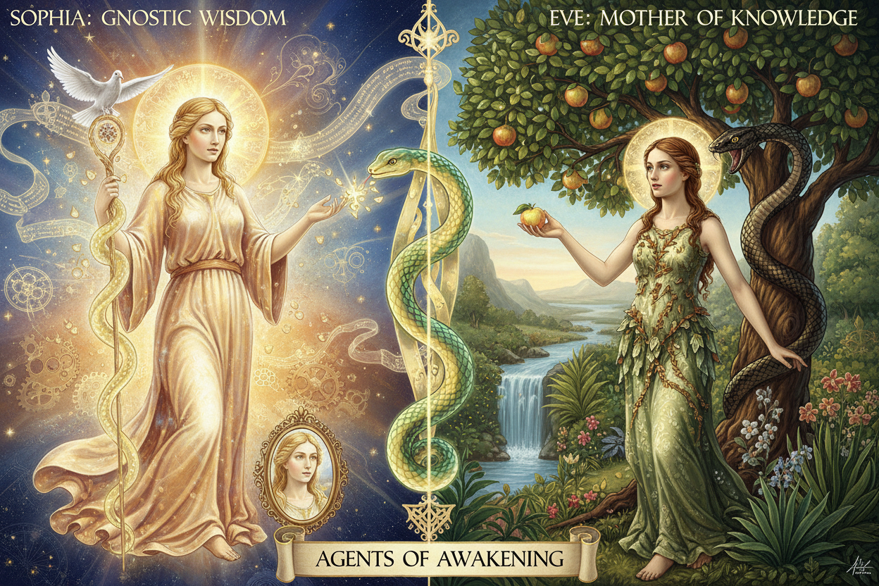 Sophia vs Eve: Feminine Archetypes | Gnostic Reinterpretation of Eden ...