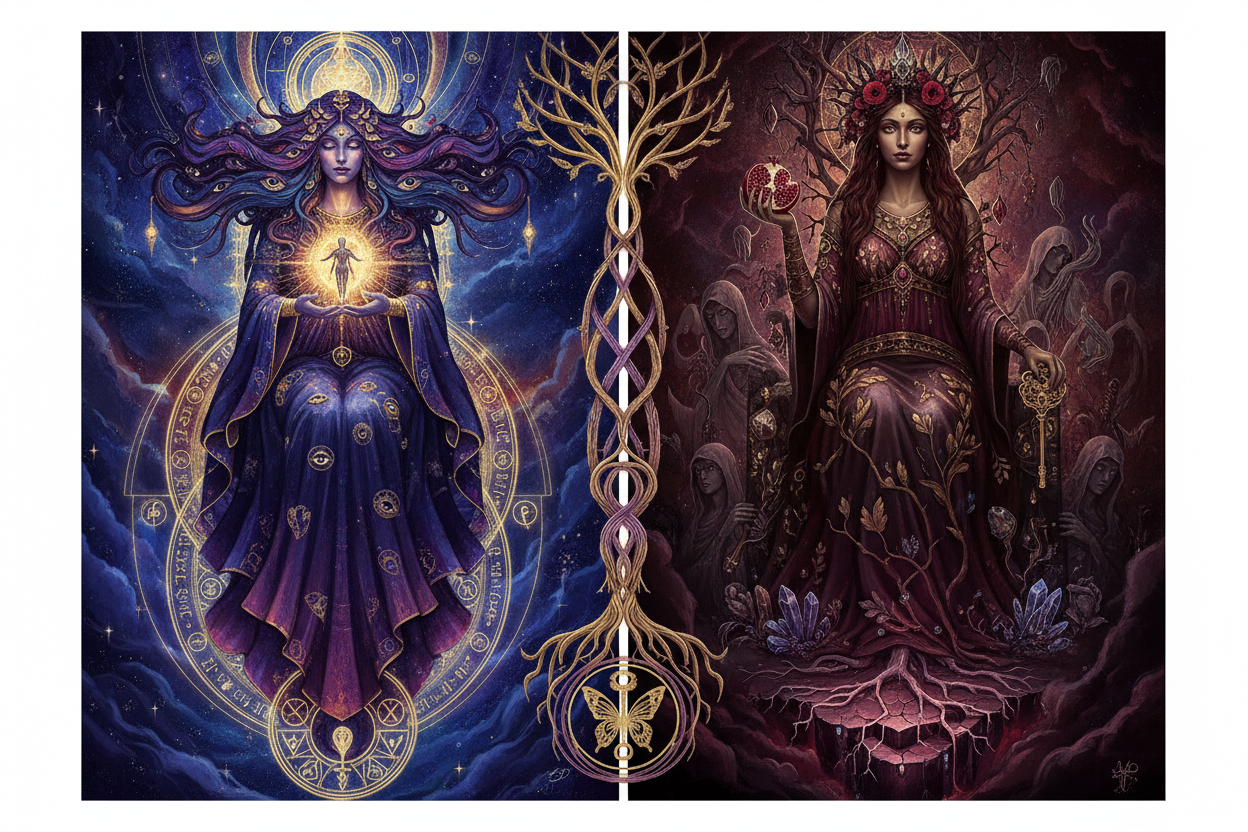 Sophia vs Persephone: Feminine Descent Archetypes | Divine Feminine ...