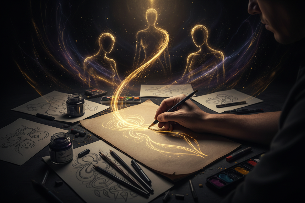 Spirit Guide Art: Drawing Your Guides | Visual Channeling Guide ...
