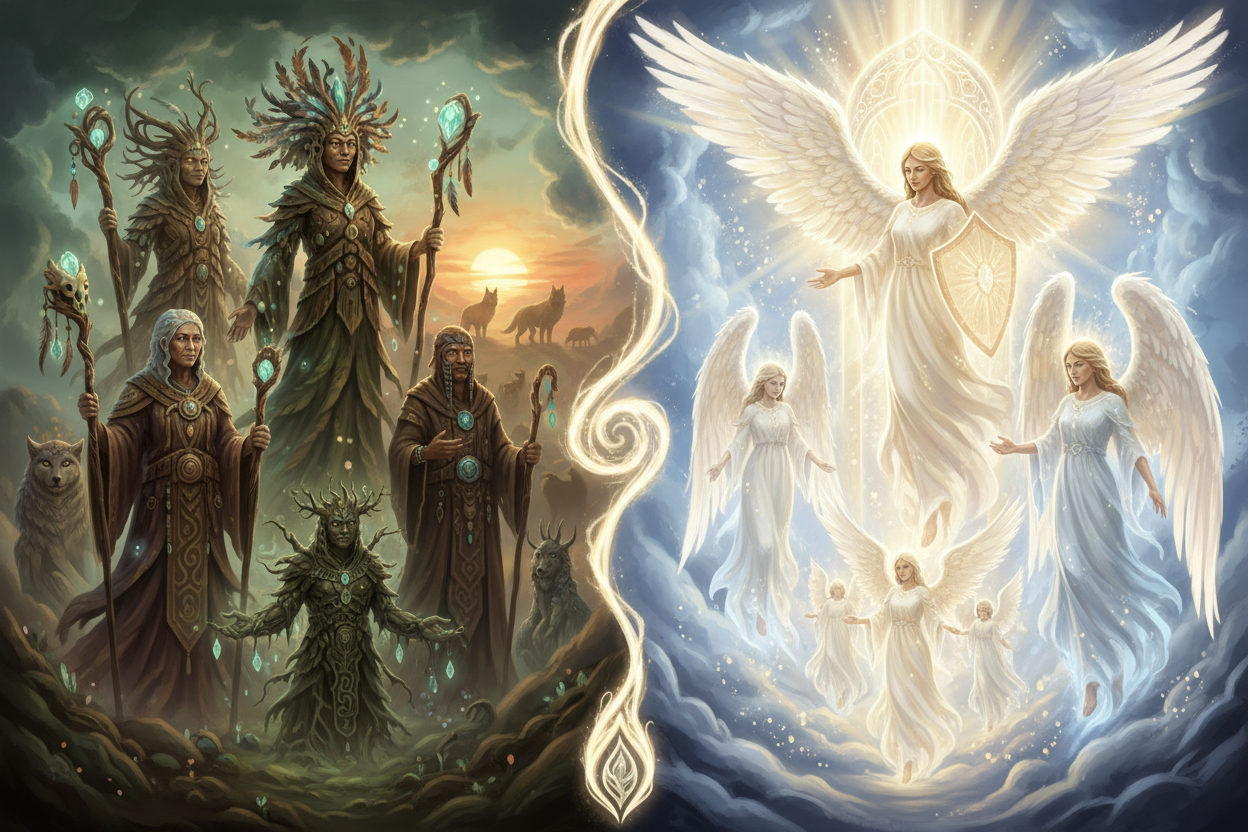 Spirit Guides vs Guardian Angels: Who Are They? Complete Comparison ...