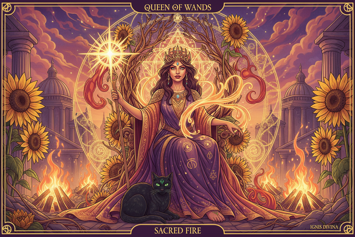 Queen of Wands in Career Readings: Charismatic Leadership & Creative ...