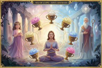 Six of Cups Spiritual Meaning: Soul Memories & Inner Child Healing ...