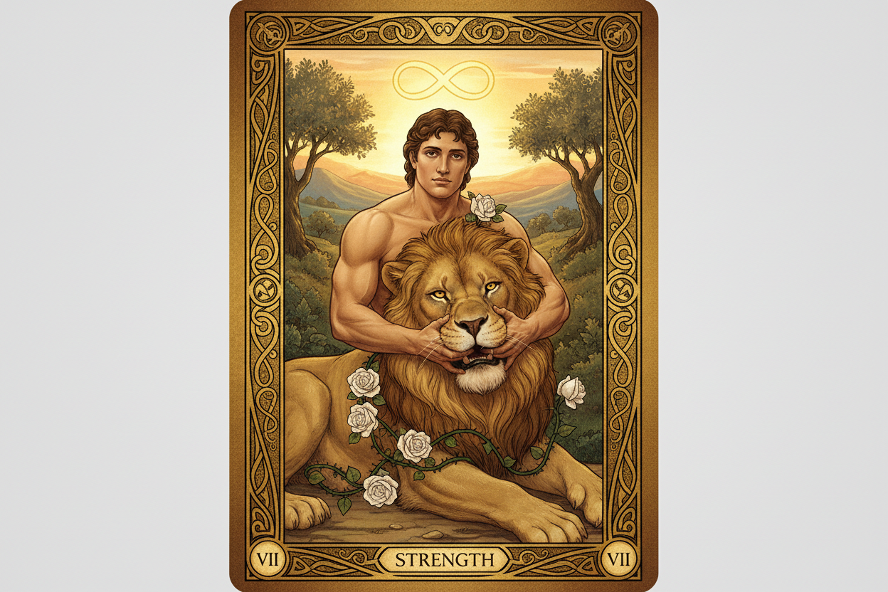 Strength as Hercules & the Nemean Lion: Courage vs Force | Tarot ...