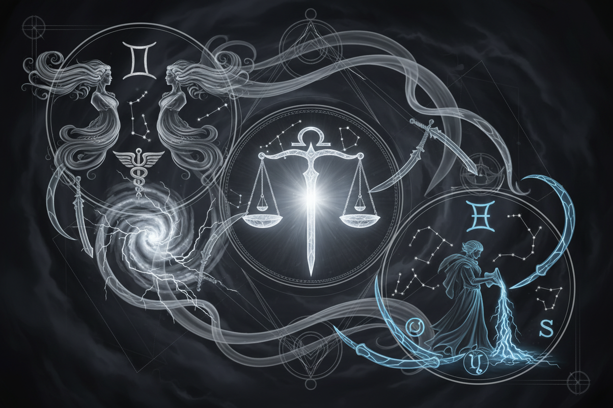 Swords + Astrology: Gemini, Libra, Aquarius Connections | Tarot Guide ...