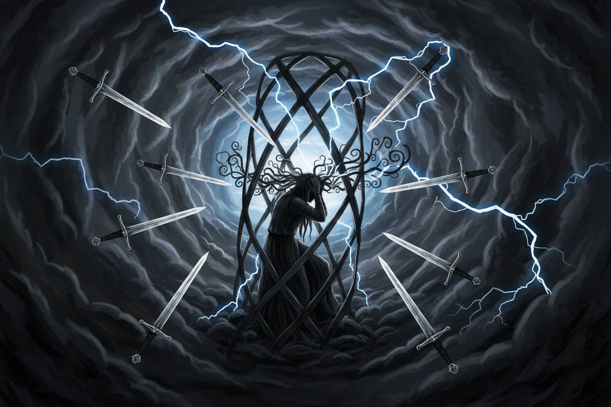 Swords Reversed: When the Mind Attacks Itself | Tarot Mental Health ...
