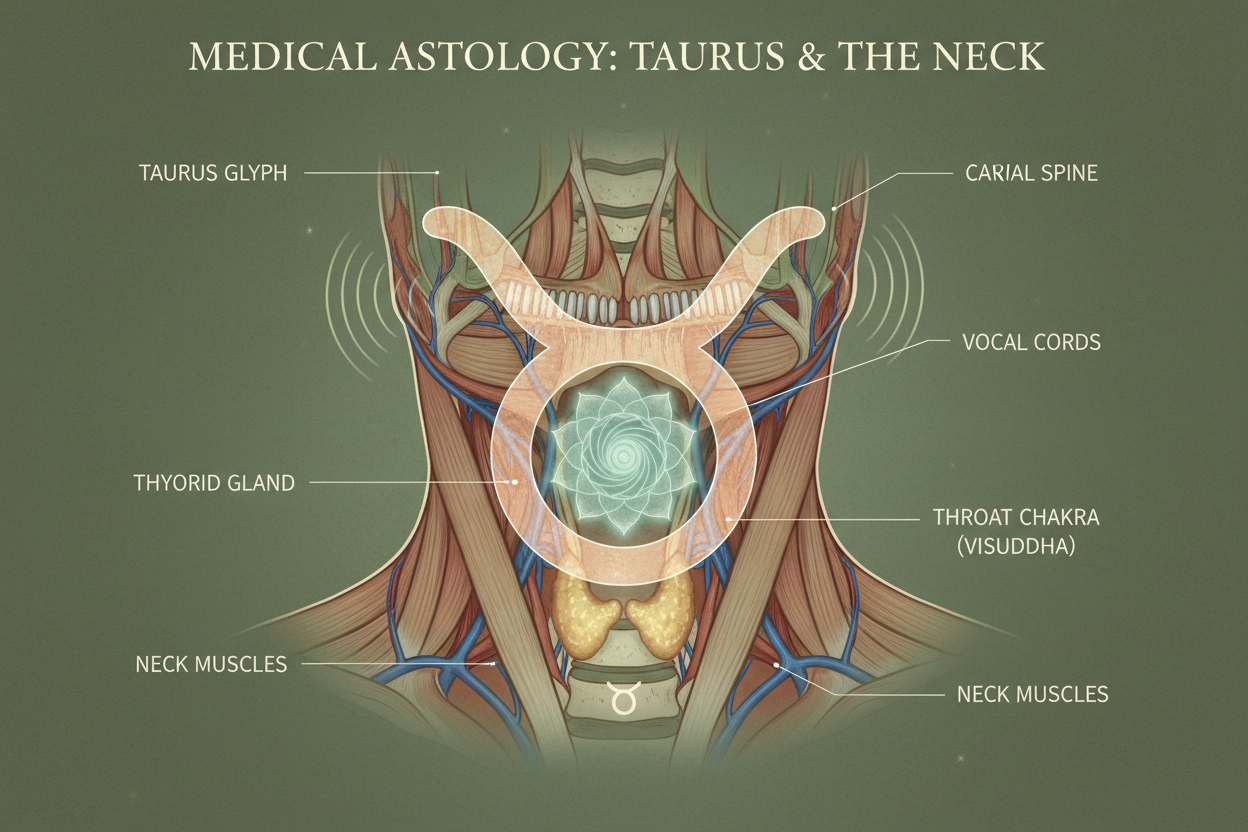 Taurus & the Throat: Thyroid, Voice, Neck Tension | Medical Astrology ...
