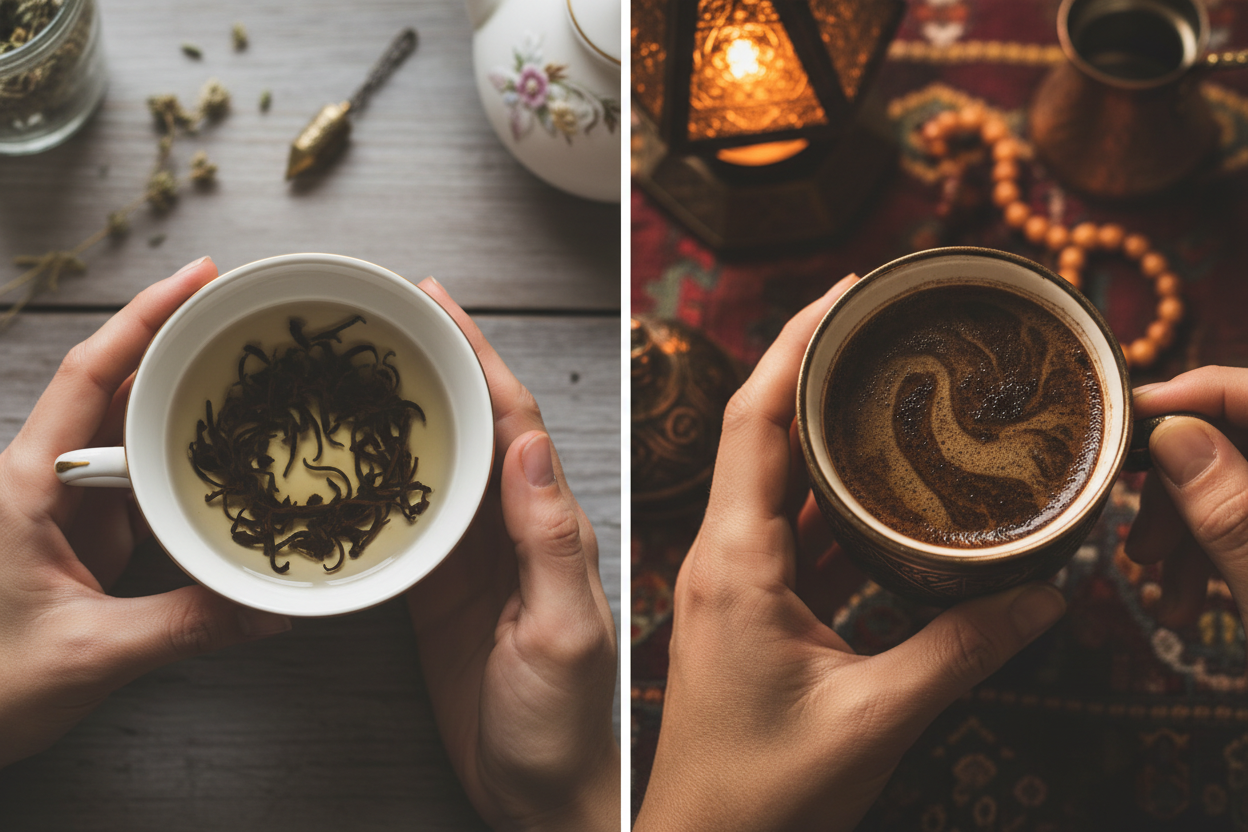 Tea Leaves vs Coffee Grounds Reading: Complete Guide – Nicole's ritual ...