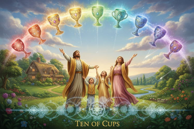 Ten of Cups Tarot: Complete Guide to Meaning & Symbolism – Nicole's ...