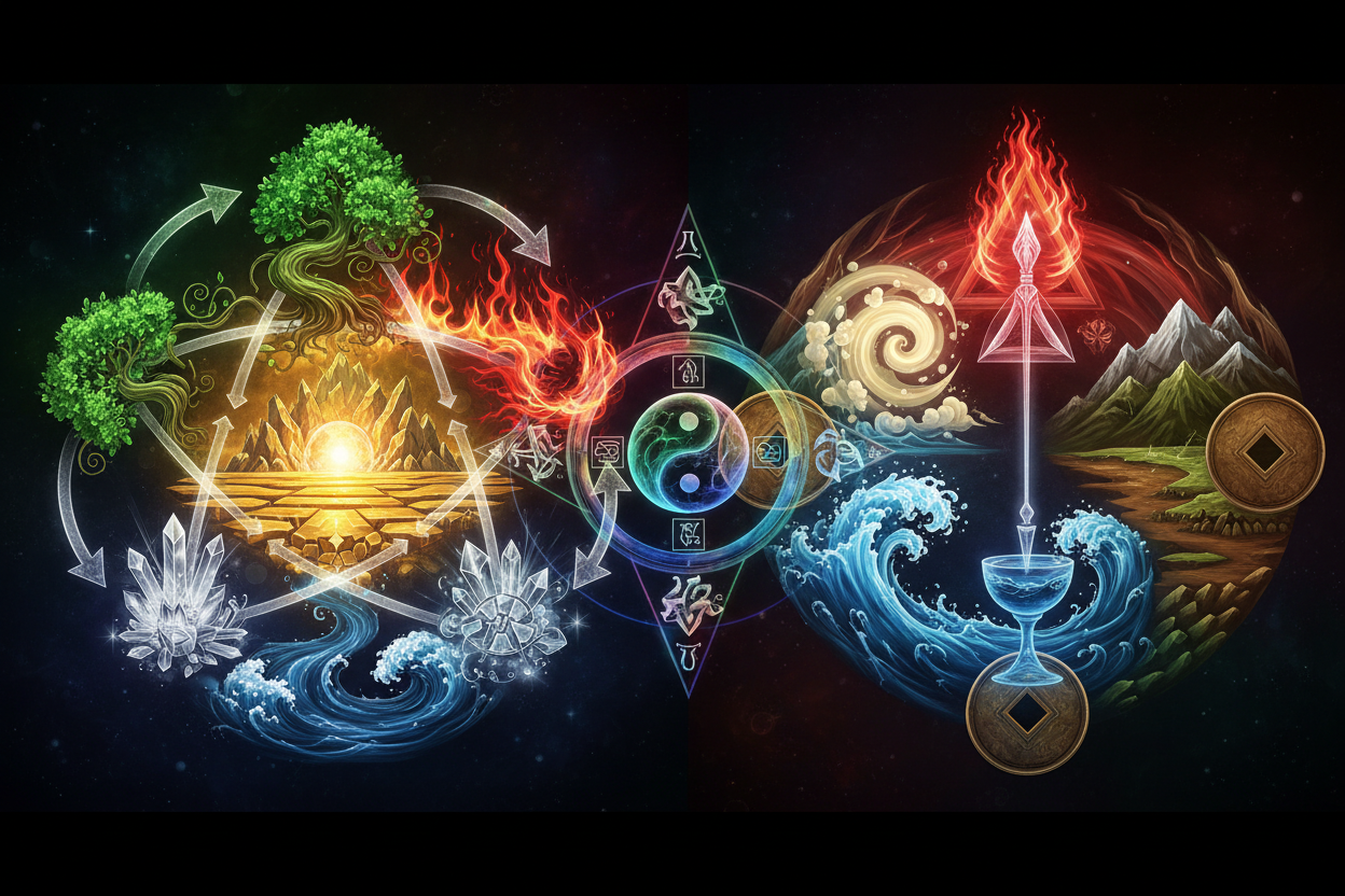 5 Elements (Wu Xing) Meet 4 Elements: Bridging East and West – Nicole's ...