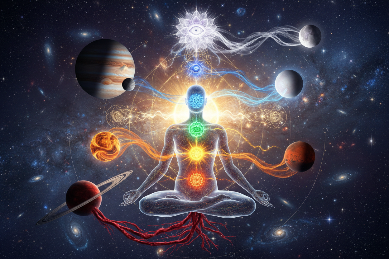 7 Chakras × 7 Planets: Your Energy Body as Cosmic Antenna – Nicole's ritual universe