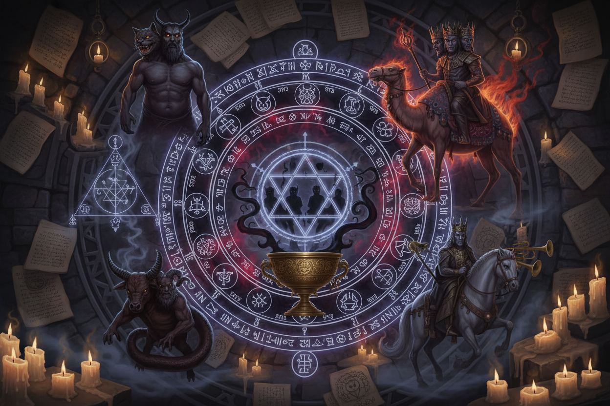 The 72 Goetic Demons: Ars Goetia & Solomonic Evocation | By Nicole Lau ...