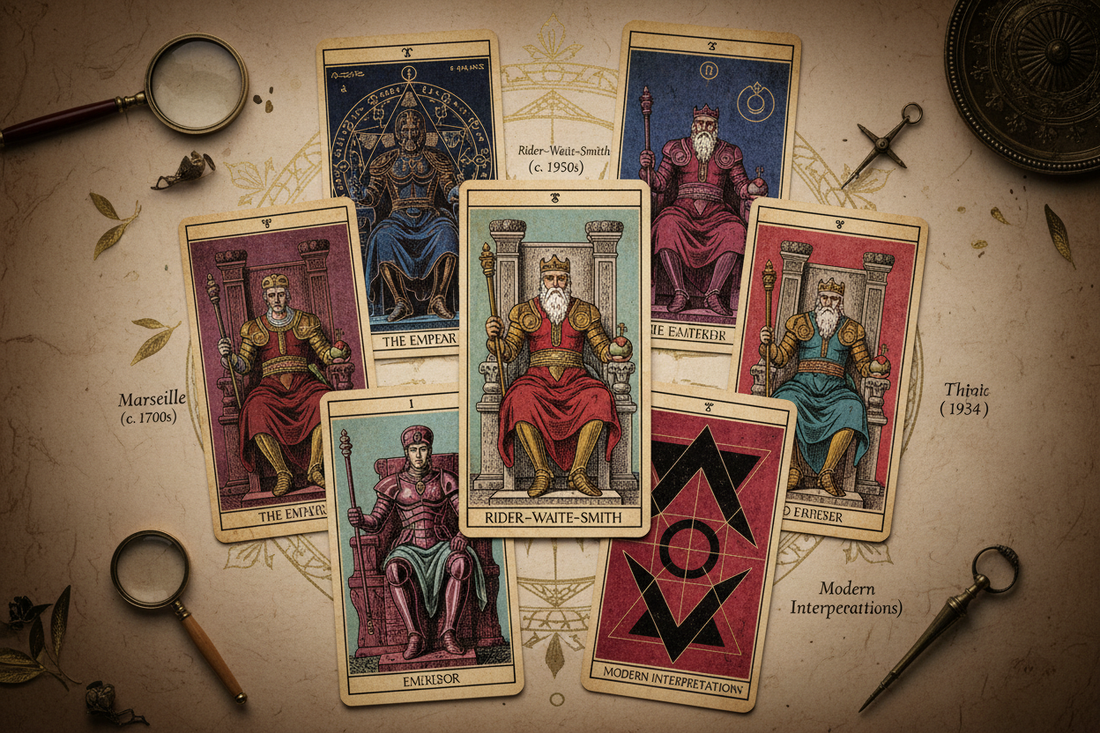 The Emperor Tarot Art History: Symbolism Across Decks | Rider-Waite ...