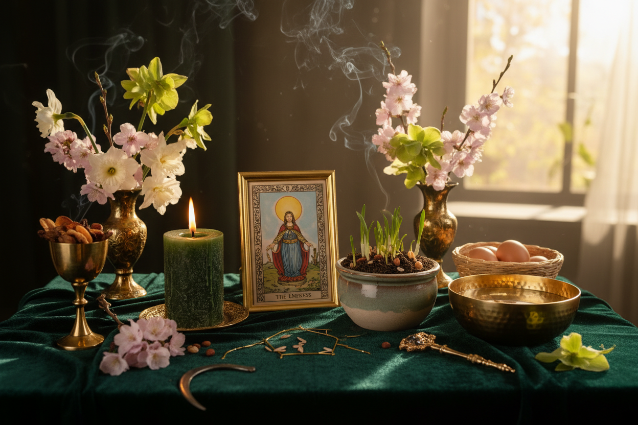 The Empress Tarot Ritual: Spring Equinox Abundance | Complete Ceremony ...
