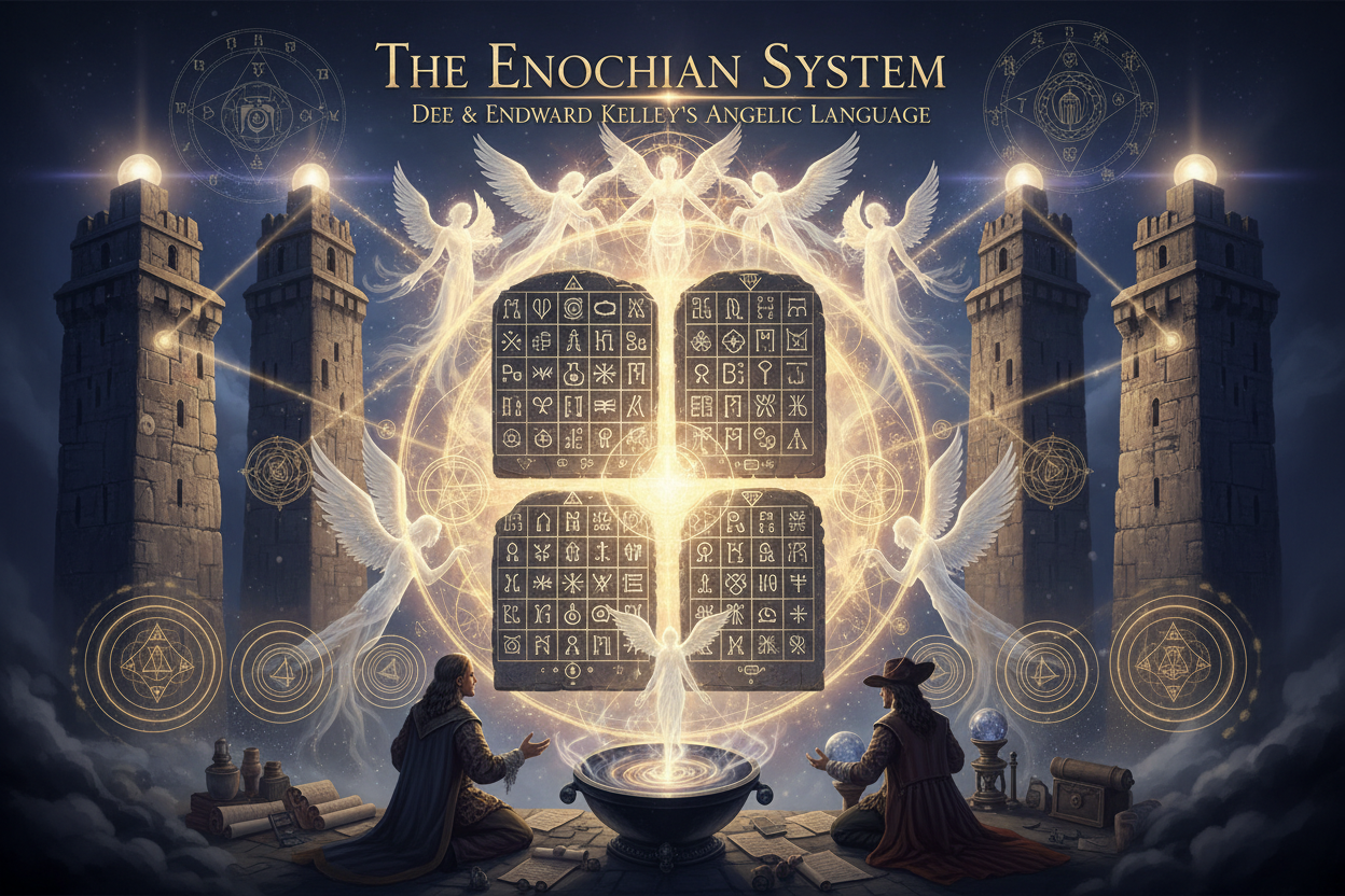 The Enochian System: Dee & Kelley's Angelic Language - Complete Guide ...