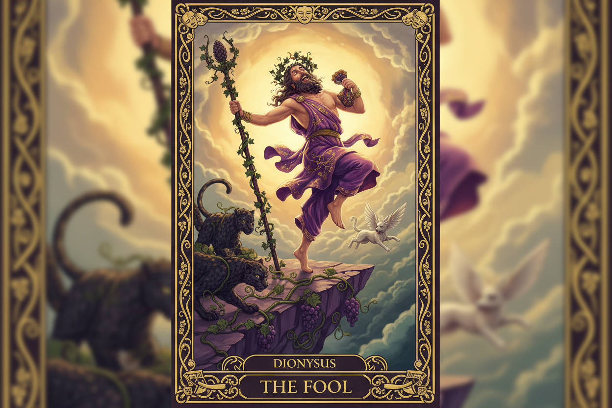 The Fool as Dionysus: Divine Madness & Sacred Innocence | Tarot ...