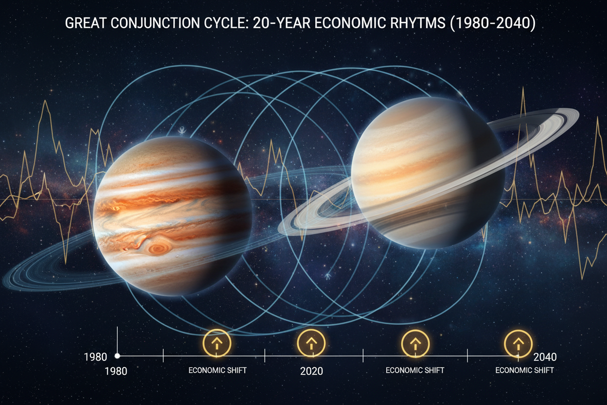 The Jupiter-Saturn Cycle: 20-Year Economic Shifts | Great Conjunction ...