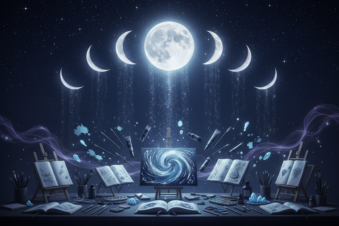 The Moon and Creativity: Lunar Cycles for Artists | Creative Magic ...