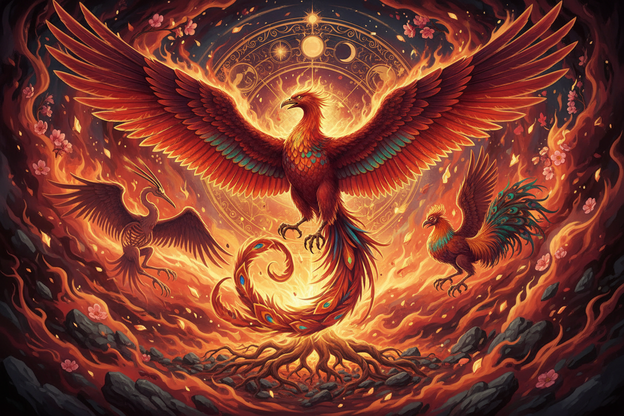 The Phoenix as Universal Symbol of Rebirth | Mythological ...
