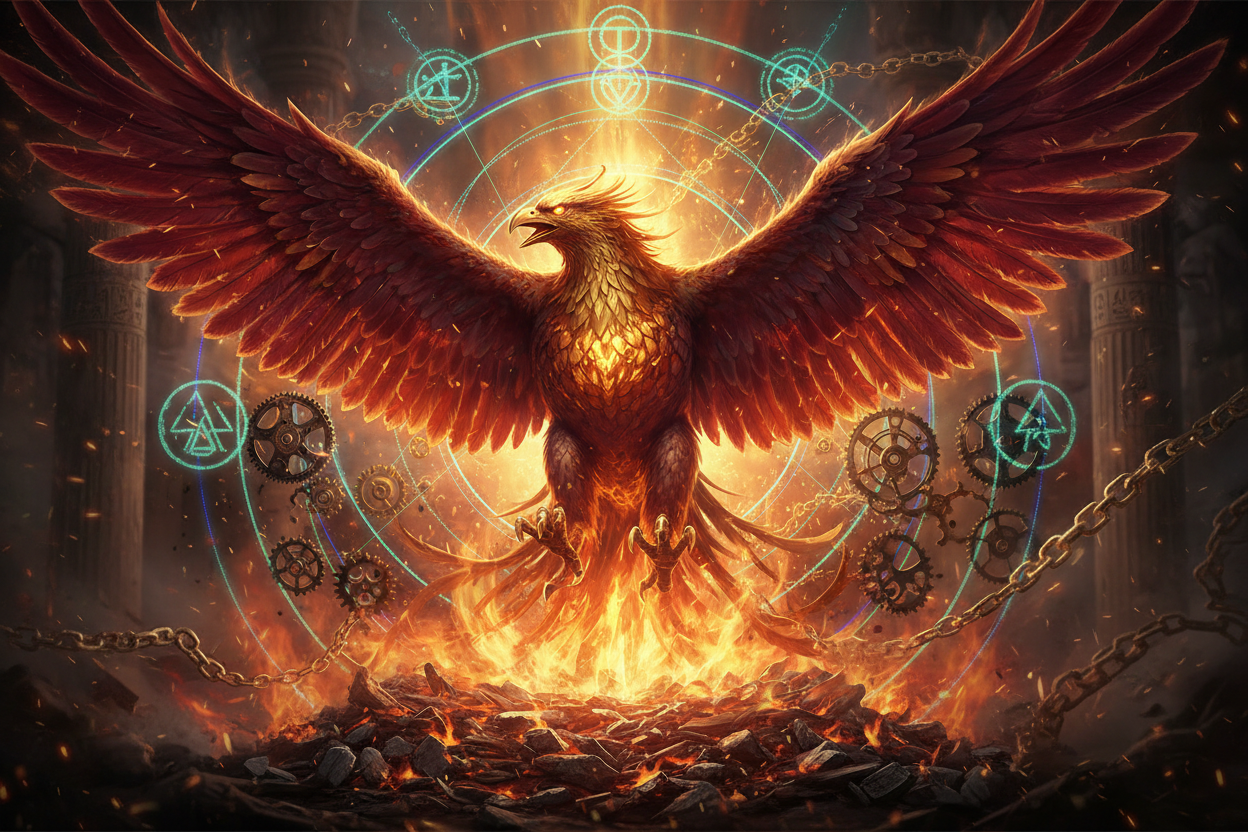 The Phoenix: Death & Rebirth | Alchemical Symbol of Resurrection ...