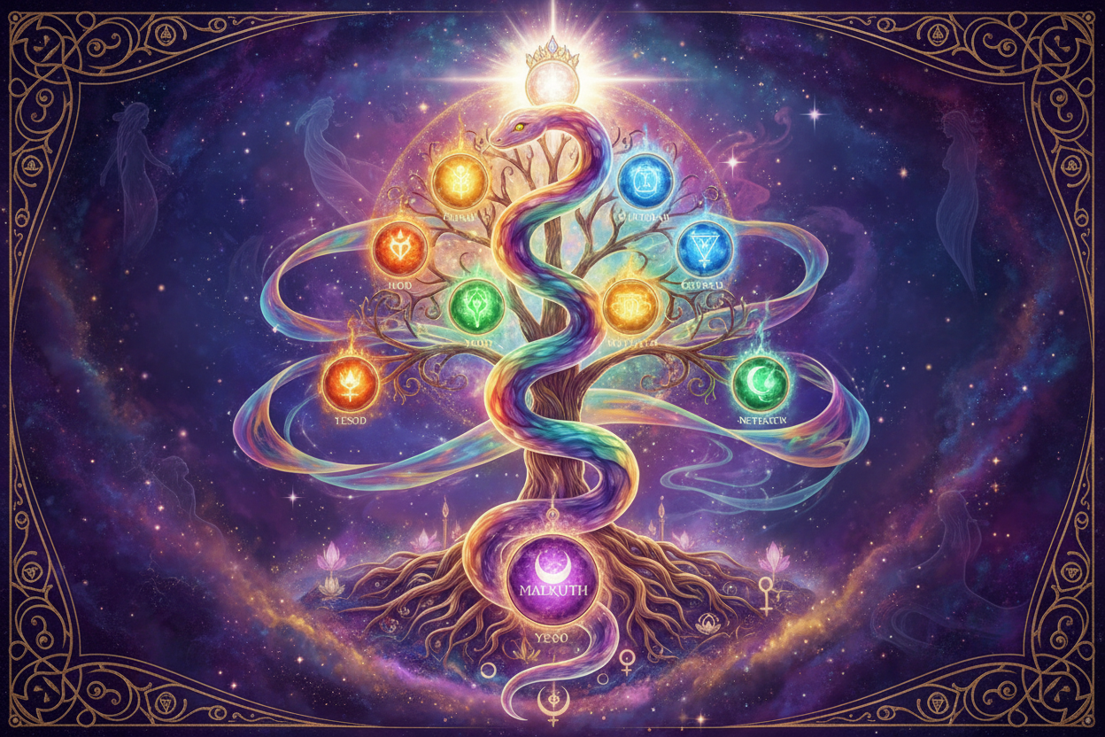 The Serpent's Path: Kundalini Rising Through the Tree of Life – Nicole ...
