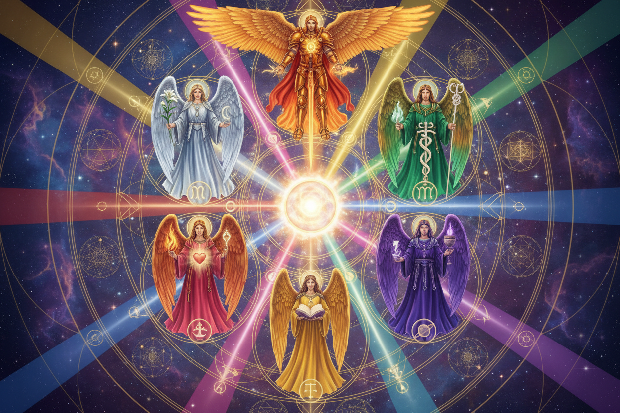The Seven Archangels: Michael, Gabriel, Raphael & Planetary ...