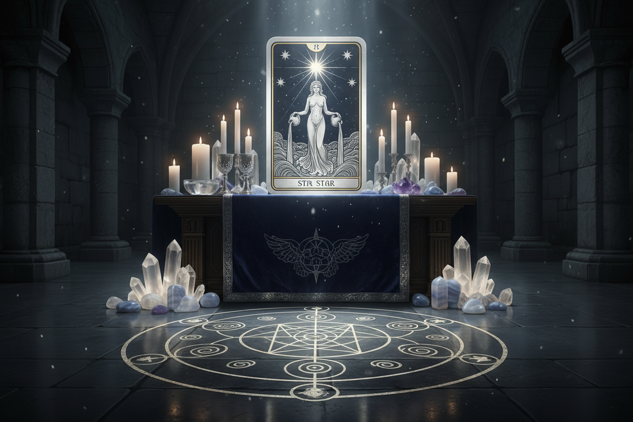The Star Tarot Ritual: New Moon Manifestation Through Hope & Healing ...