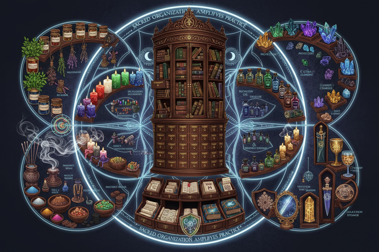 The Witch's Apothecary: Organizing Magical Tools | Sacred Storage ...