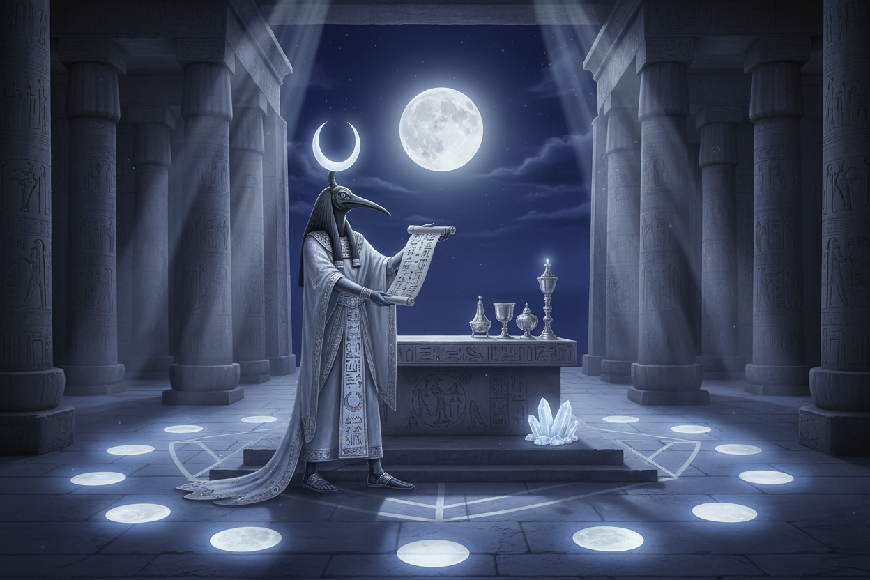 Thoth Moon Magic: Lunar Wisdom & Egyptian Moon Deity Practices – Nicole ...