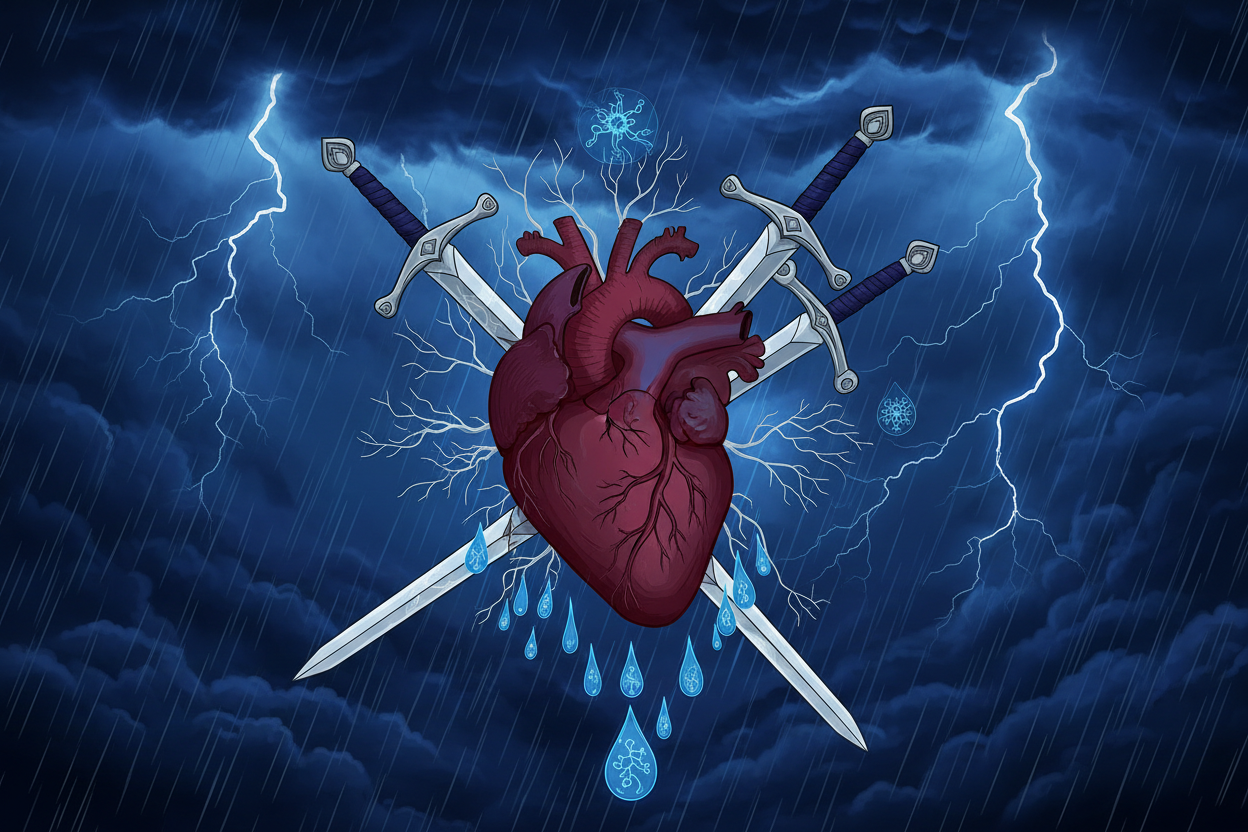 Three of Swords: Pain, Betrayal, and Emotional Cognition | Swords ...
