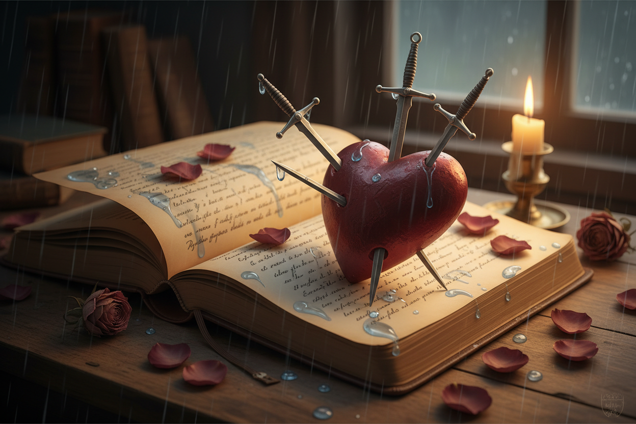 Three of Swords Journal Prompts: 15 Questions for Healing Heartbreak ...