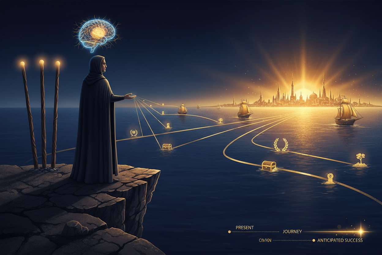 Three of Wands: Strategic Vision and Future Projection | Wands ...