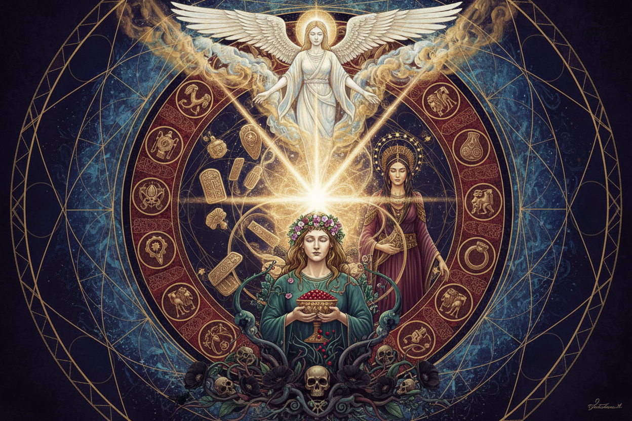 Sophia + Persephone + Inanna: Triple Descent Goddess | Divine Feminine ...