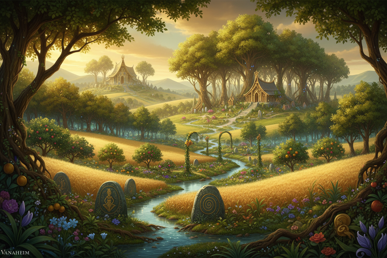 Vanaheim: Realm of Vanir Gods | Freyr, Freyja & Norse Fertility Magic ...