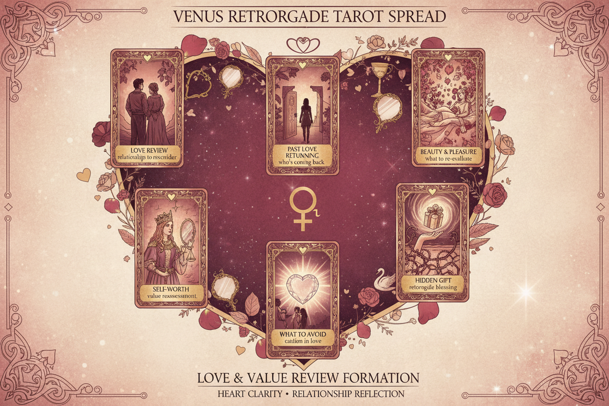Venus Retrograde Tarot Spread | Love & Self-Worth Review – Nicole's ...