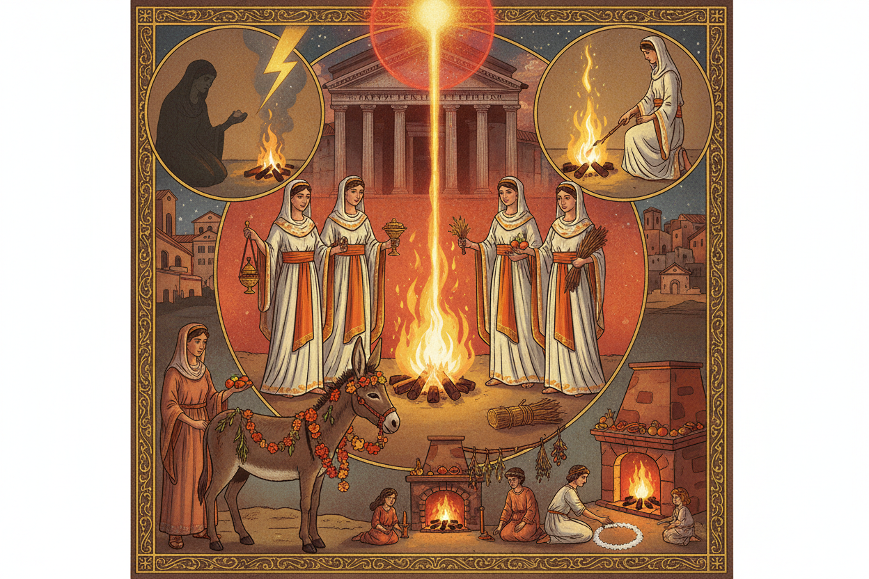 Vestalia Folklore: Vestal Virgin Legends and Sacred Hearth Stories ...