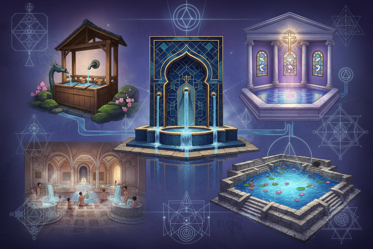 Water Features: Sacred Pools, Baptistries, and Purification Fountains ...