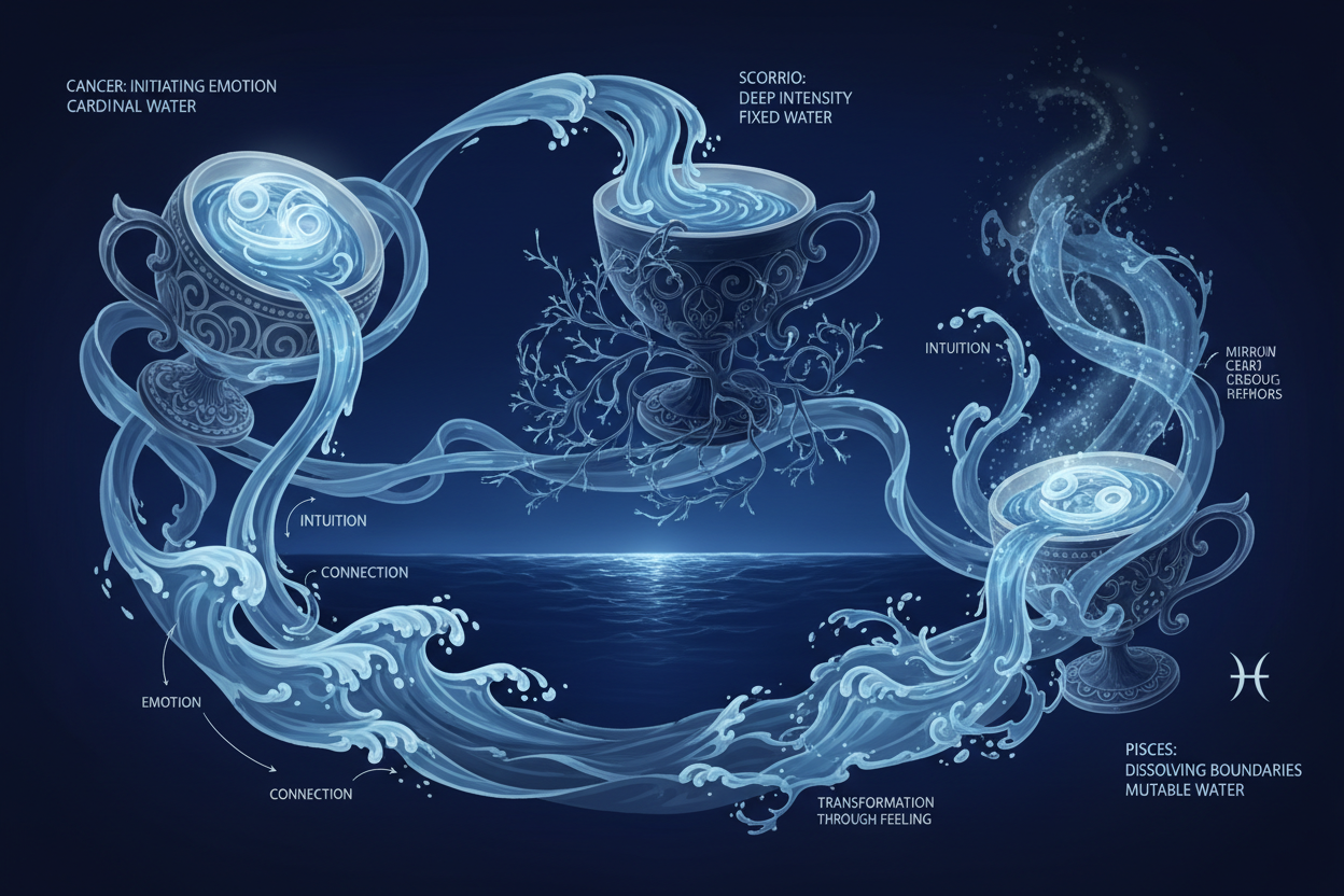 Water Signs and the Cups Suit — Cancer, Scorpio, Pisces as Emotion ...